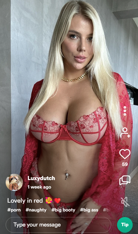 Luxy Dutch Naakt? Bekijk de meest Naakte Foto's! - G&G