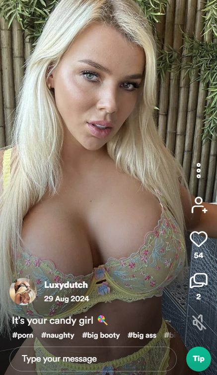 Luxy Dutch Naakt? Bekijk de meest Naakte Foto's! - G&G