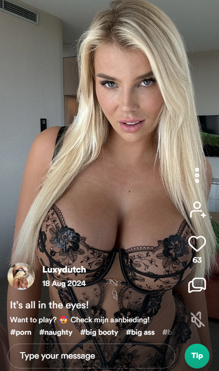 Luxy Dutch Naakt? Bekijk de meest Naakte Foto's! - G&G